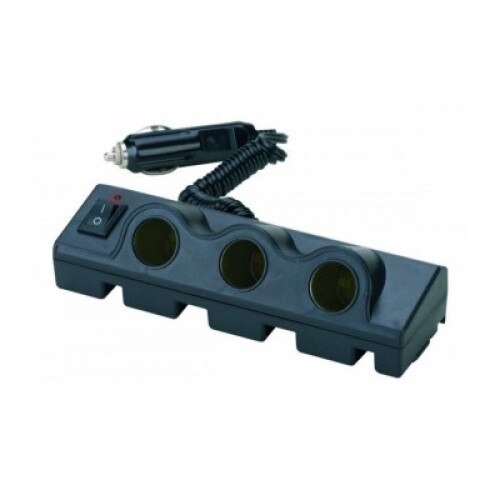 Priza tripla cu cablu extensibil si intrerupator 12V/24V, Bottari - eMAG.ro