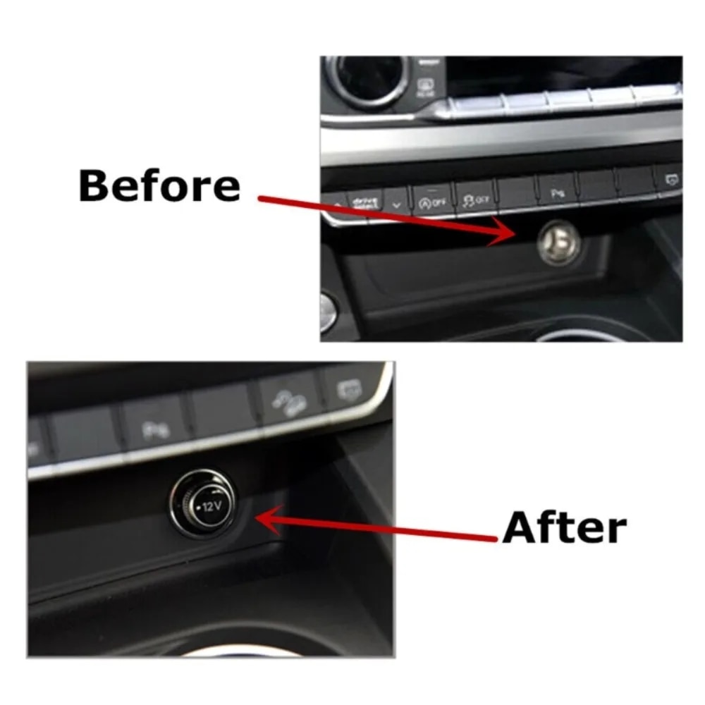 Capac Bricheta 12v AUTO Cromat, Negru Lucios, Universal, pentru BMW ...