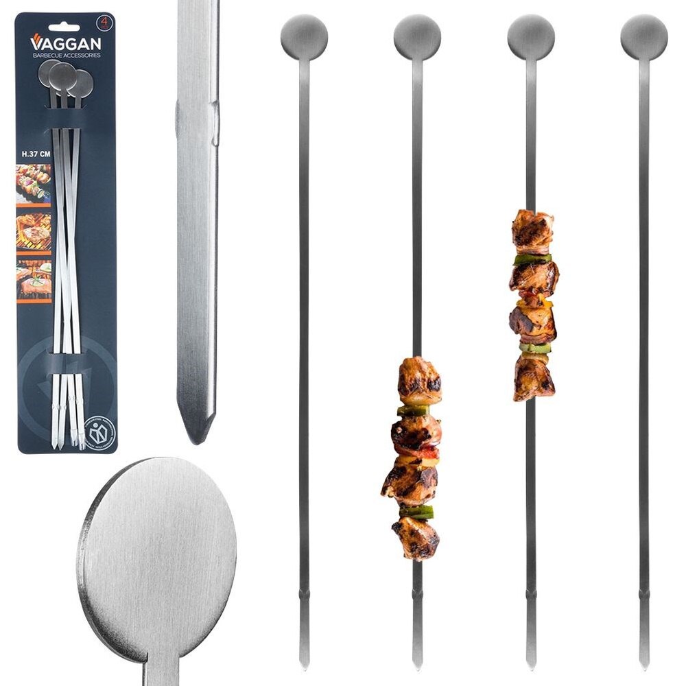 Set de frigarui, din otel, 37 cm, 4 buc - eMAG.ro