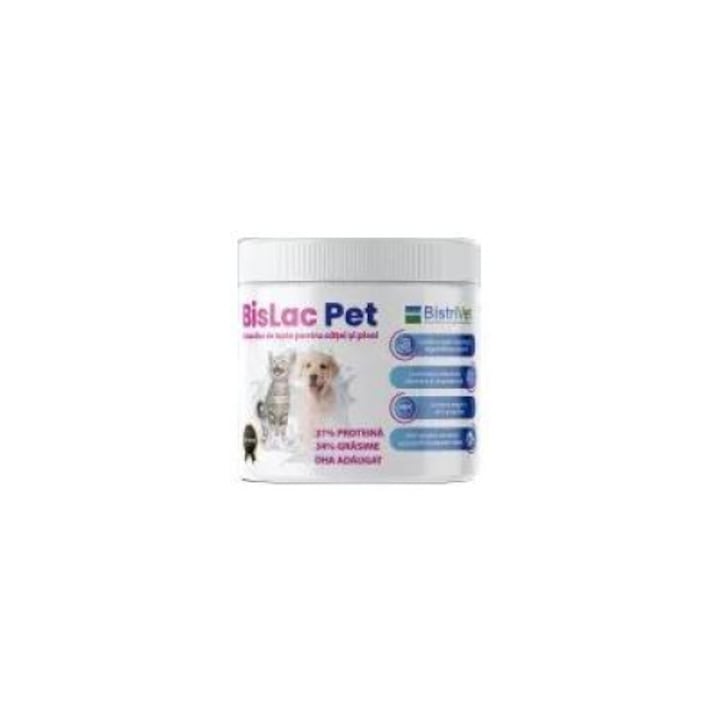 Lapte praf pentru caini si pisici, Bislac Pet, 300 gr - eMAG.ro