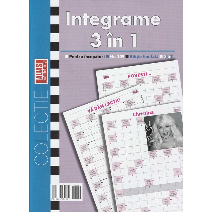 Integrame 3 in 1 numarul 109 (integrama blitz, integrama fulger ...