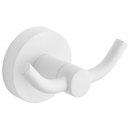 Cuier dublu pentru prosop, Mexen, 5029, Metal, Alb - eMAG.ro