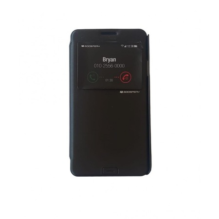 Husa flip MERCURY Easy-View pentru Samsung N9005 NOTE 3 neagra - eMAG.ro