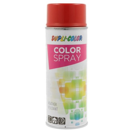 Spray vopsea, Dupli-Color, rosu lucios, interior / exterior, 400 ml - eMAG.ro