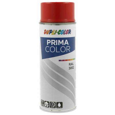 Spray vopsea acrilica Dupli-Color Prima Color, interior / exterior, rosu carmin, 400 ml - eMAG.ro