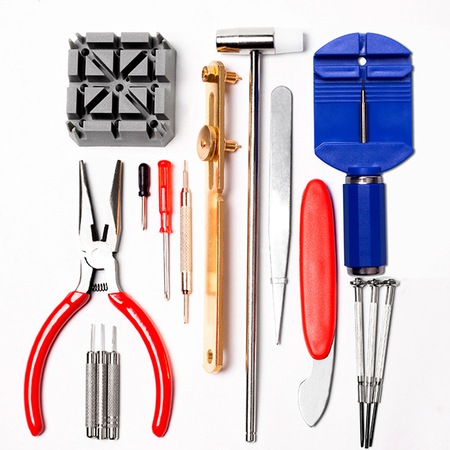 Kit de reparare si deschidere pentru ceasuri 16 buc. Instrumente ...