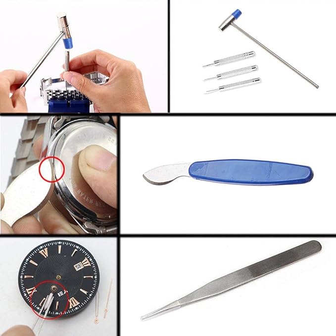 Kit de reparare si deschidere pentru ceasuri 16 buc. Instrumente ...