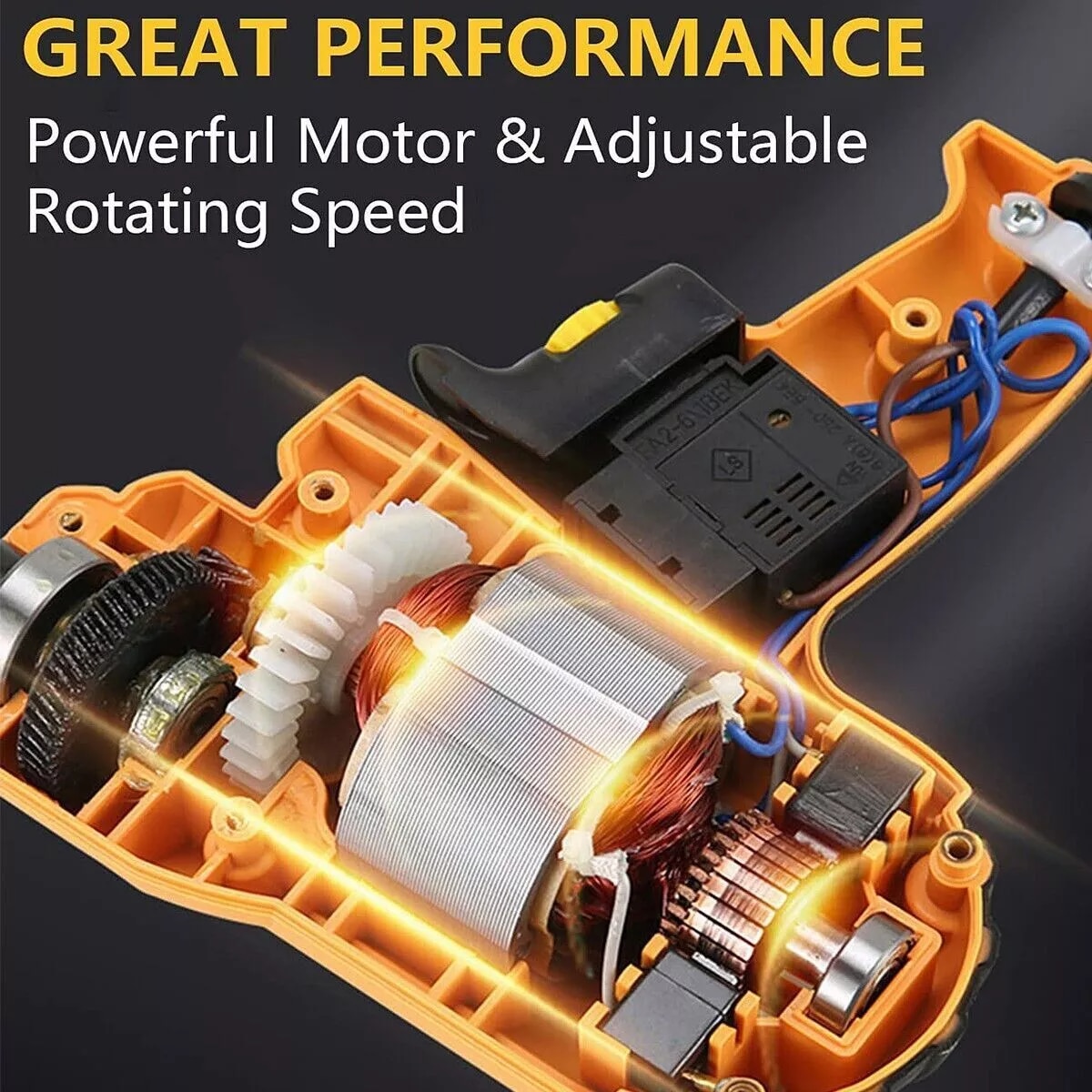 Електрическа полираща машина, 700W, 3700R/мин, DIGZ, регулируема ...