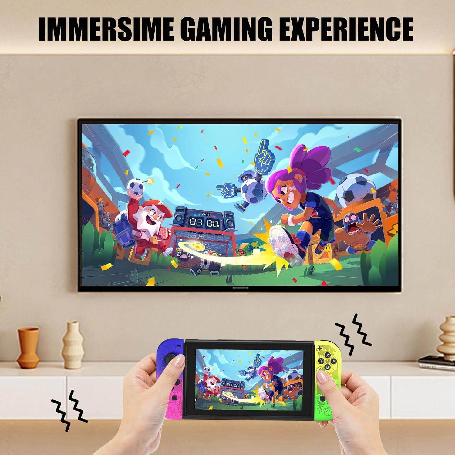 Joy Cons vezérlők kapcsolóhoz, bal/jobb játékvezérlő, vezeték nélküli ...