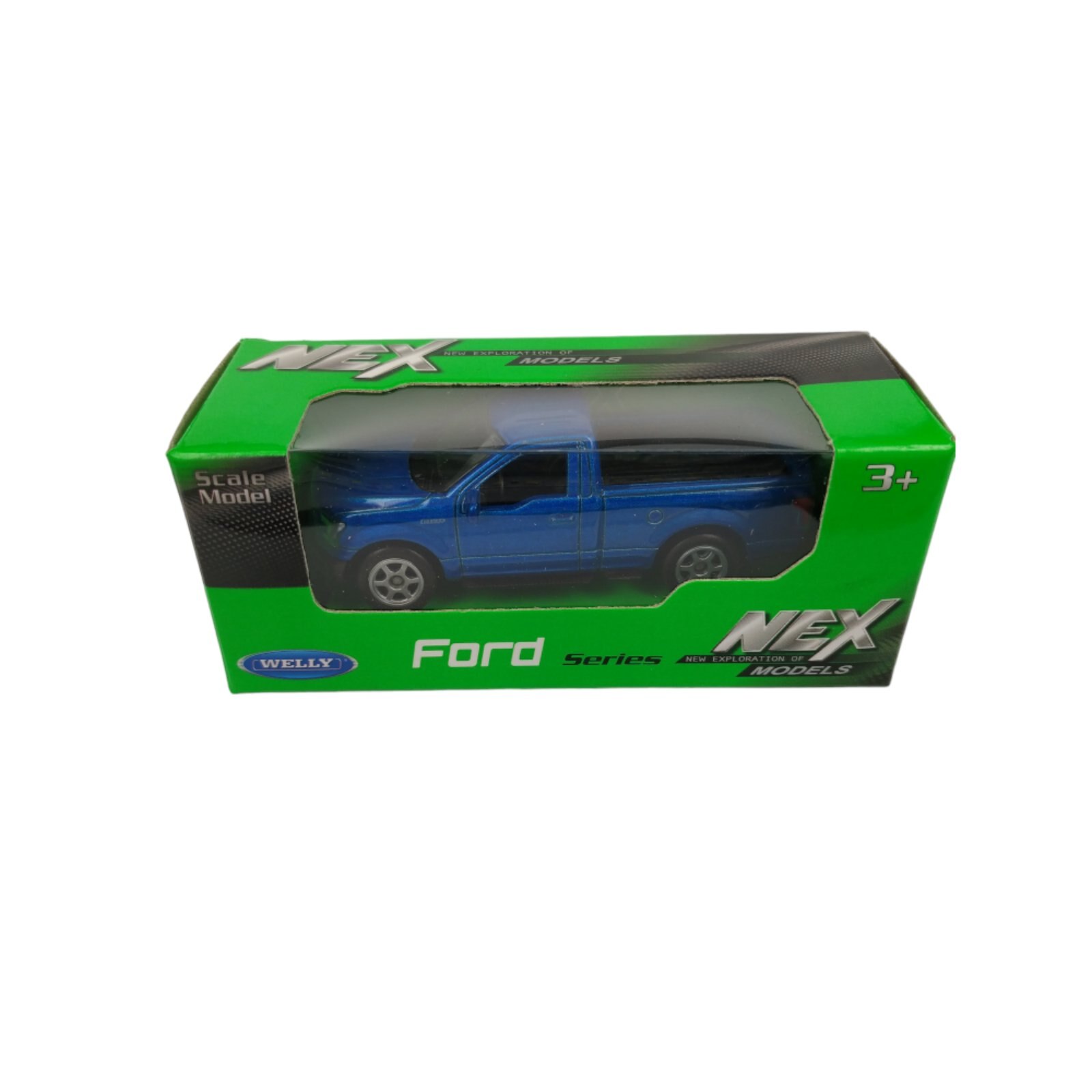 Masinuta, Welly, Ford 2015 F-150, 1:64, Albastru - eMAG.ro