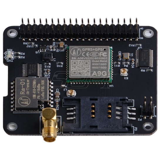 Modul DockerPi IoT Node(A) cu GSM, GPS, LoRa pentru Raspberry Pi - eMAG.ro