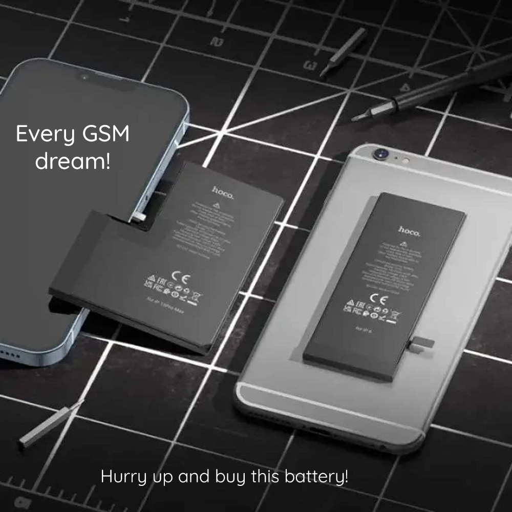 Acumulator pentru iPhone 12 / 12 Pro, 2815mAh, Hoco (J112), Black - eMAG.ro