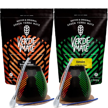 Ceai Yerba Mate, Verde Mate Frutos Tropicales, Limon, Fructe Uscate ...