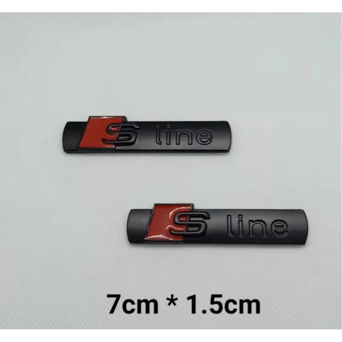 Set 2 Embleme Metalice cu Logo Sline pentru Aripa compatibile cu AUDI ...