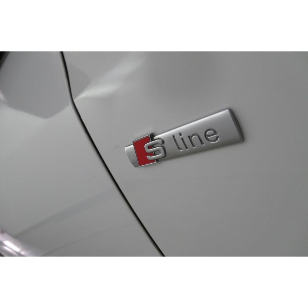 Emblema Metalica cu Logo Sline pentru Aripa compatibila cu AUDI, Argintiu Mat, 7cm*1.5cm - eMAG.ro