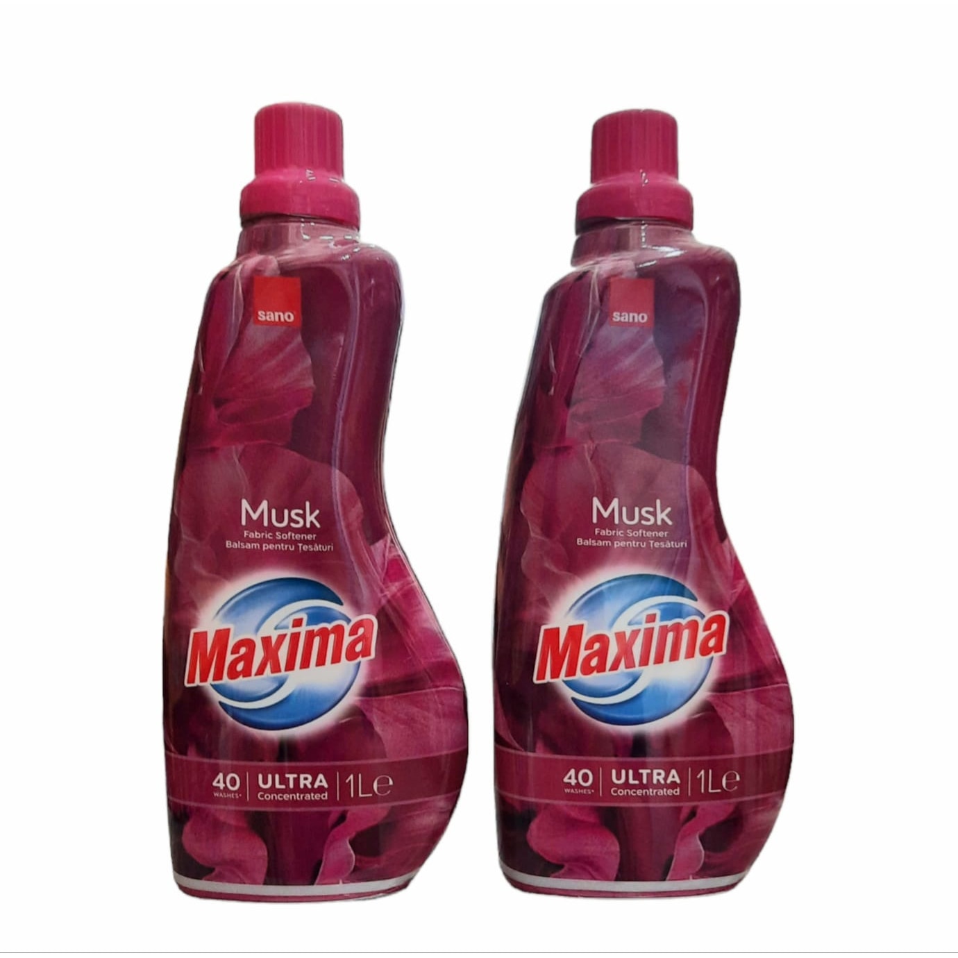 Pachet 2 x Balsam de rufe ultra concentrat Sano Musk, 40 spalari, 1 L ...