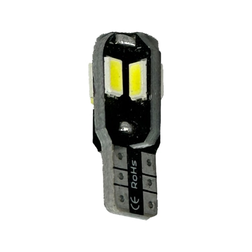 Bec led auto, 12V, W5W, T10, cod culoare 6000K, canbus, 2W, lumina alba ...