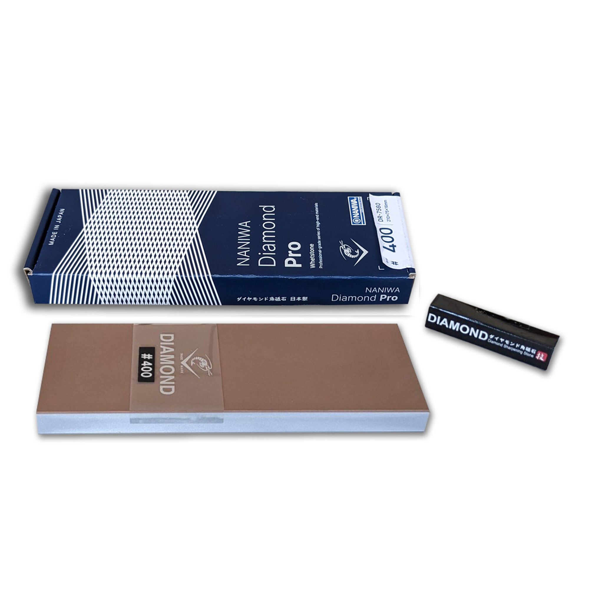 Piatra de ascutit diamantata, NANIWA DIAMOND PRO DR-7504, granulatie 400 - eMAG.ro