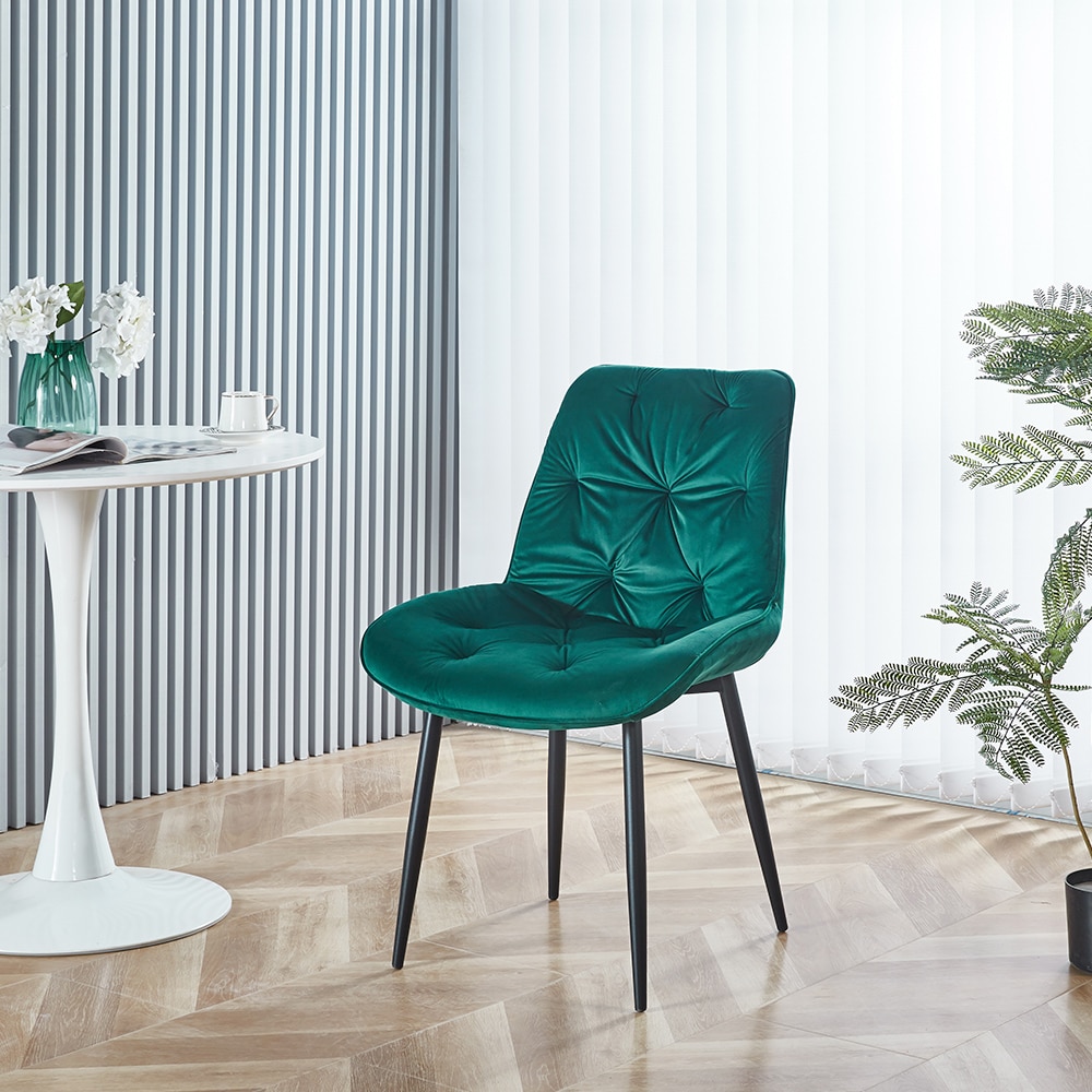 Scaun Living KJC0357, 88 x 53 x 43 cm, culoare verde - eMAG.ro