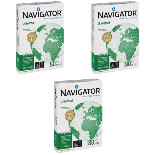 Hartie copiator NAVIGATOR Universal, A4, 80g/mp, 1500 coli - eMAG.ro