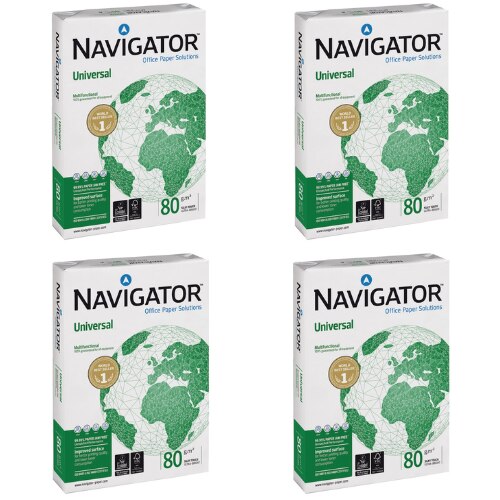 Hartie copiator NAVIGATOR Universal, A4, 80g/mp, 2000 coli - eMAG.ro