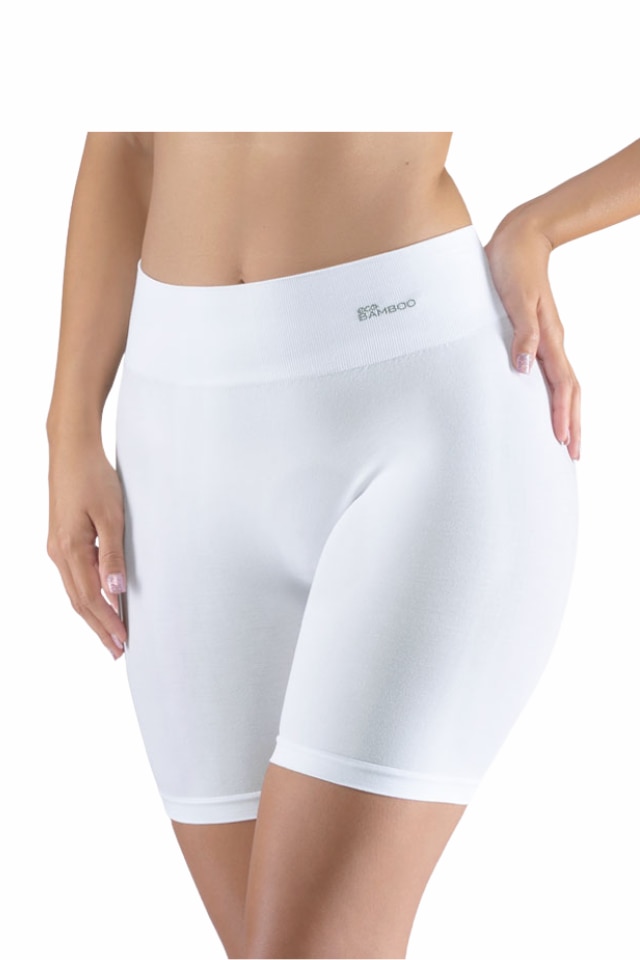 Boxeri dama din bambus 03019, Alb, L/XL - eMAG.ro