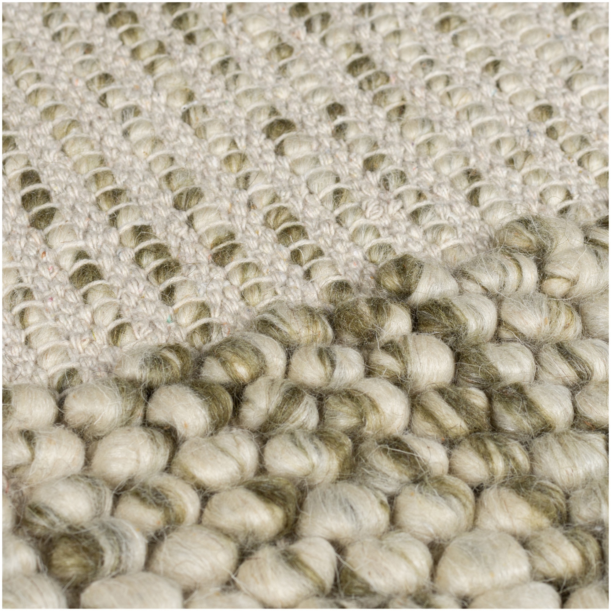 Covor dreptunghiular Flair Rugs Bobble Wool Border, 80 x 150 cm, 2000 g ...