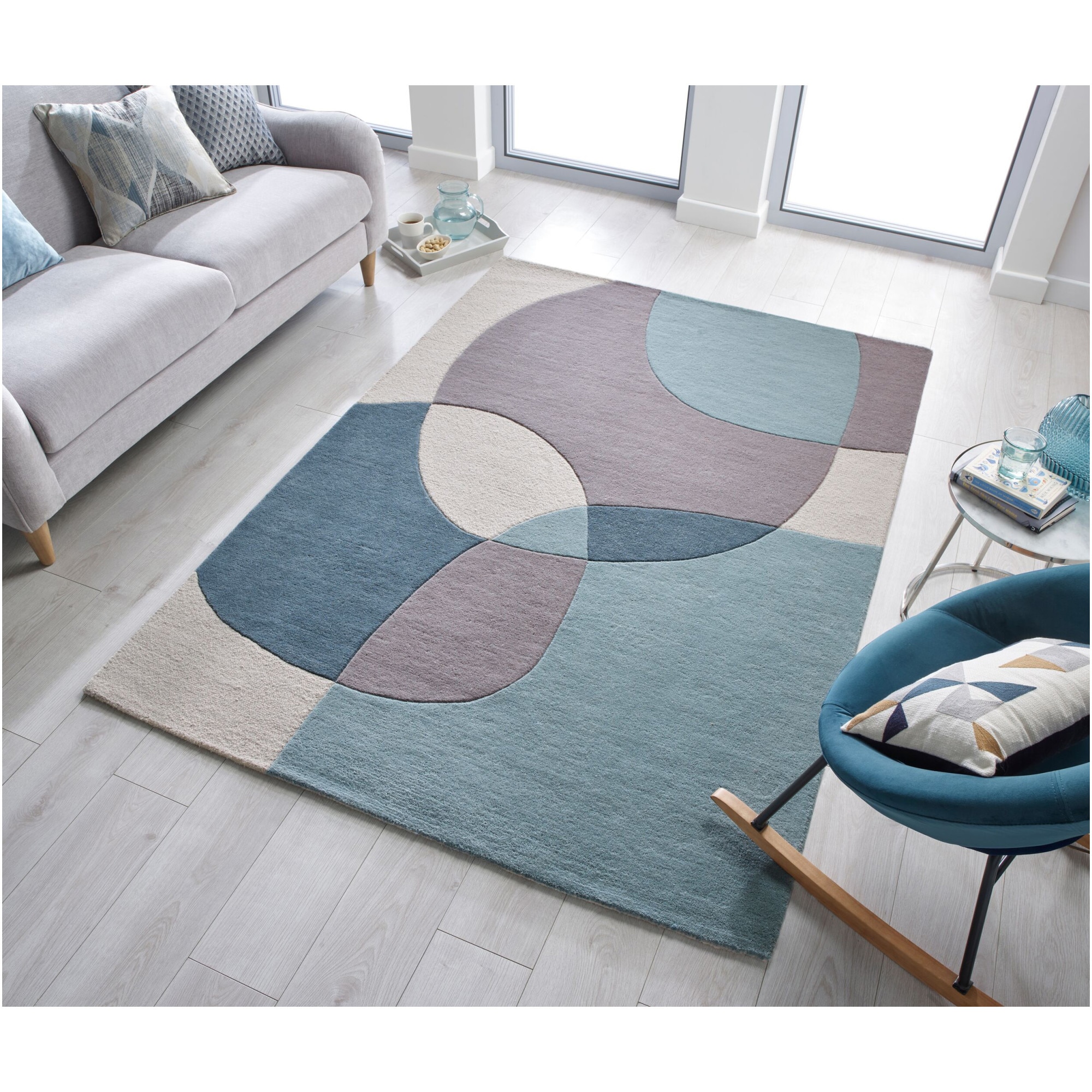 Правоъгълен килим Flair Rugs Glow, 160 x 230 см, 3200 г/м²,100% вълна ...