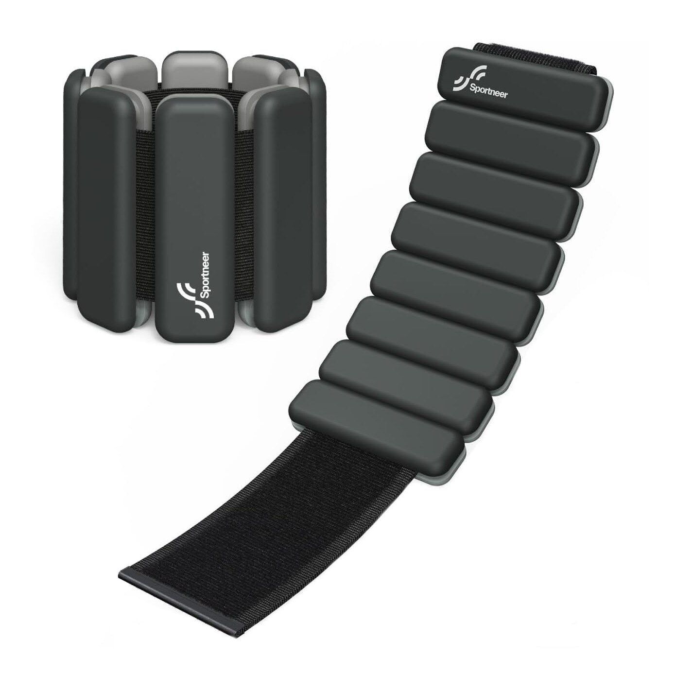 Set 2 Greutati Sportneer, Pentru Incheietura Mainii Si Gleznei, Silicon ...
