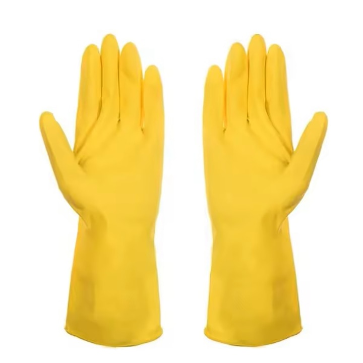 Manusi menaj din latex, Horeca, Curatenie, Bucatarie, marimea M, Set 2 ...