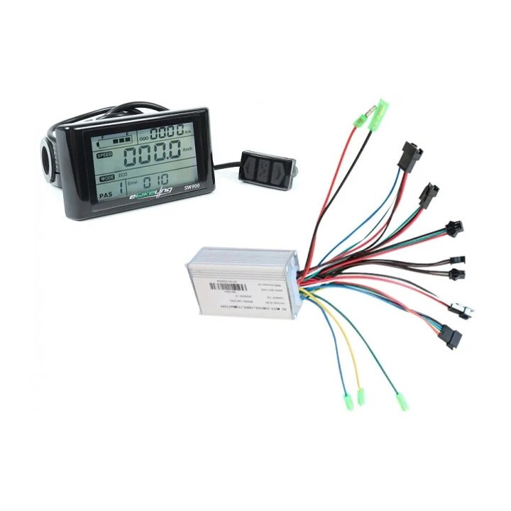 Display si controller SW900 bicicleta electrica 36V 350W PTC - eMAG.ro