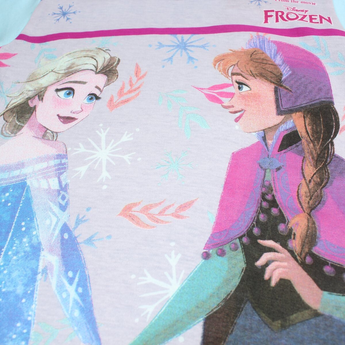 Trening fete Disney Elsa Frozen, maneca si pantalon scurti - eMAG.ro