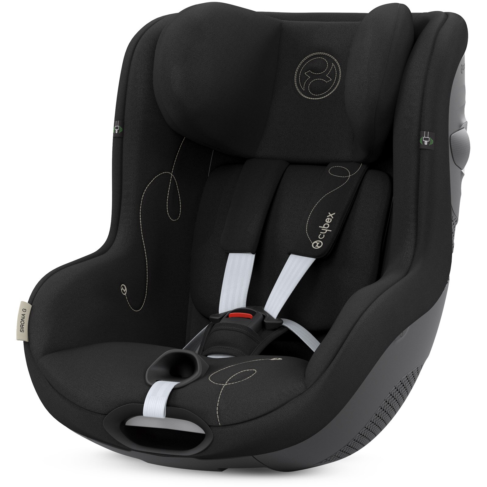 Scaun auto pentru copii Cybex Gold Sirona G i-Size Moon Black, negru ...