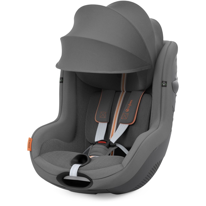 Scaun auto pentru copii Cybex Gold Sirona G i-Size Plus Lava Grey, gri ...