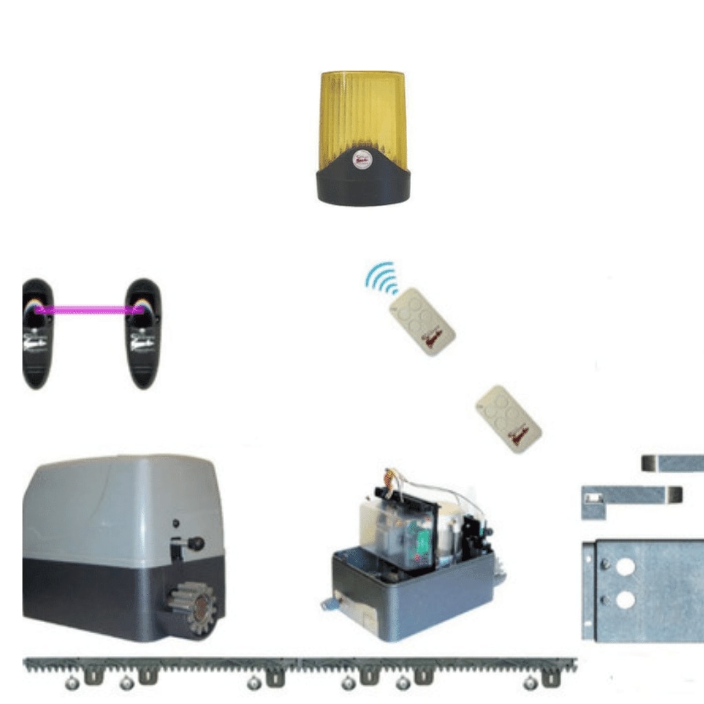 Kit complet automatizari porti culisante 220 v 250 w 600kg - eMAG.ro