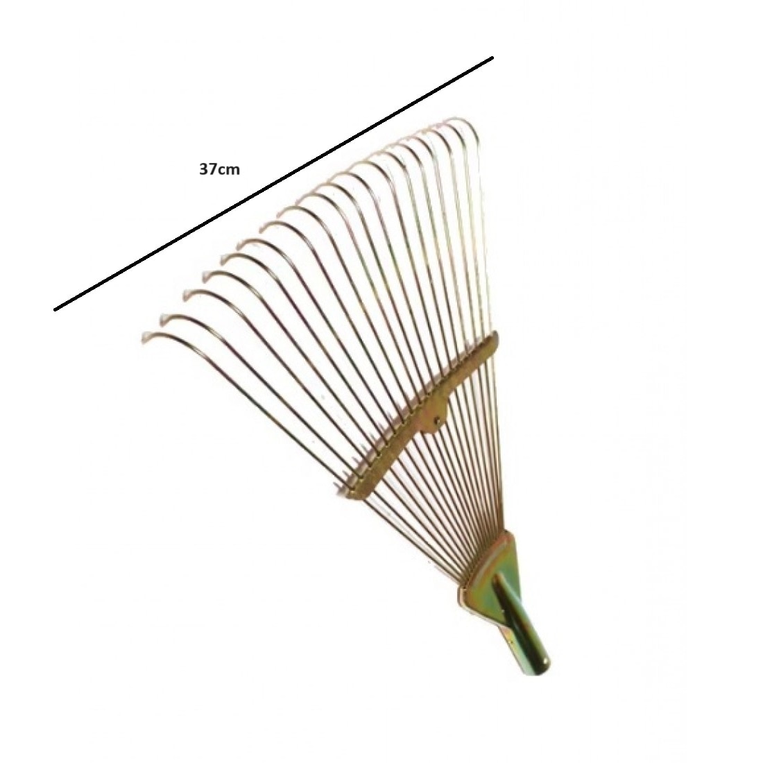 Grebla cu dinti reglabili si flexibili, metalica, fara coada - 18 dinti ...