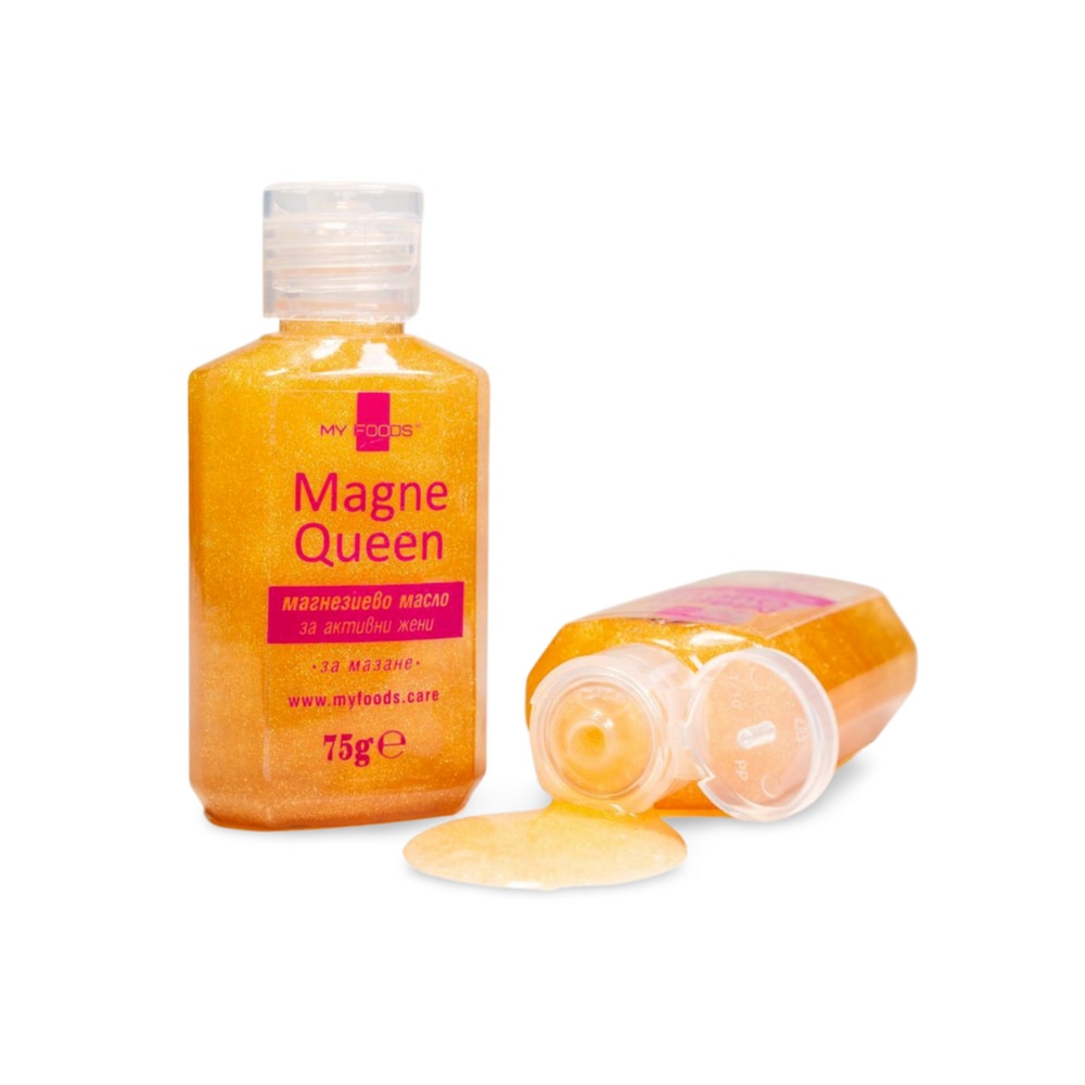 Ulei de magneziu cu particule de Aur, Magne Queen, 75 g - eMAG.ro