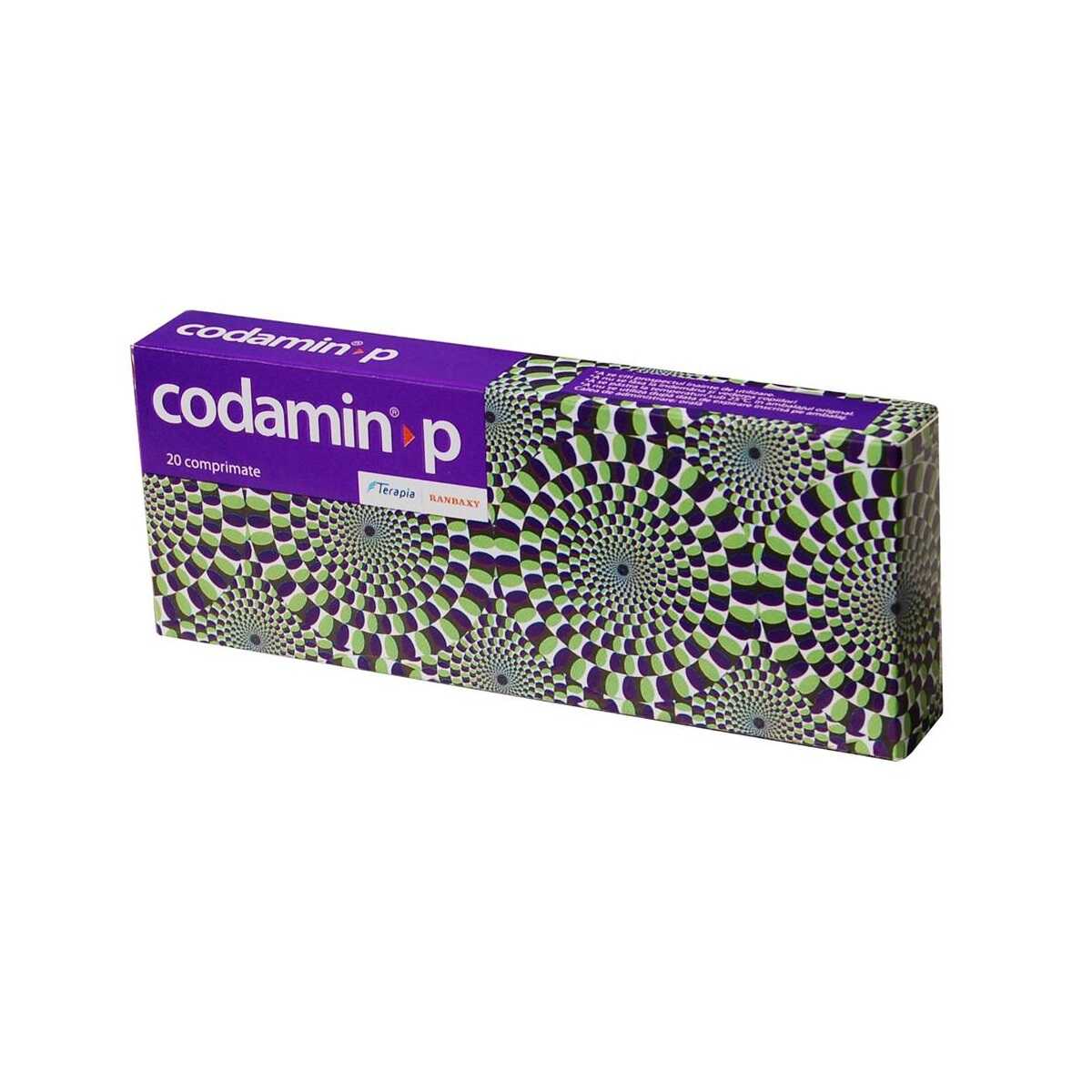 Codamin P, 20 comprimate, Terapia - eMAG.ro