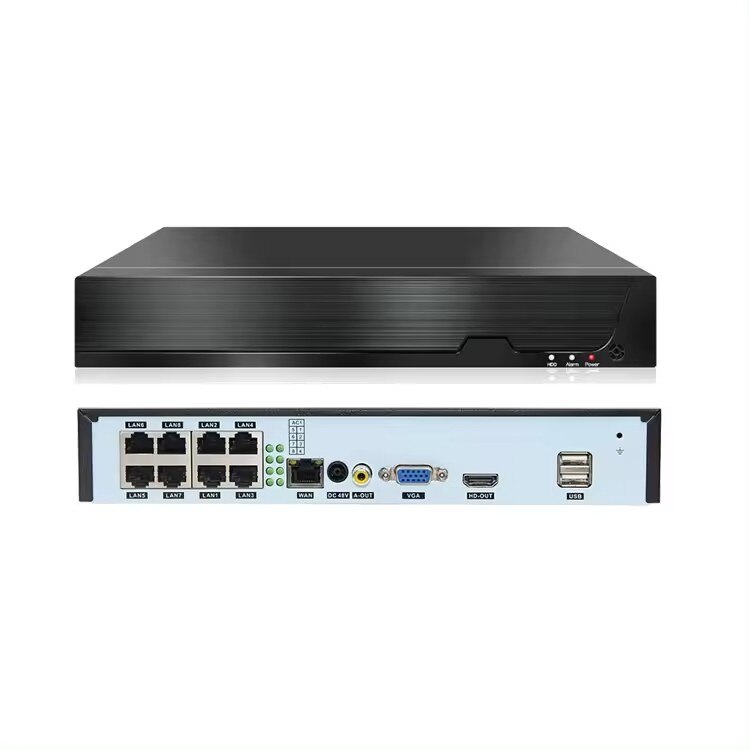 POE NVR cu 8 canale IP, TSS-N08PT, 5MP, Permite HDD 8 TB, H.265+, Xmeye ...