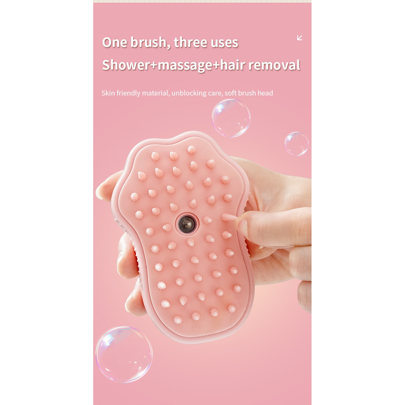 Perie Premium 3 in 1, in Forma de Labuta, Pentru Ingrijirea si ...