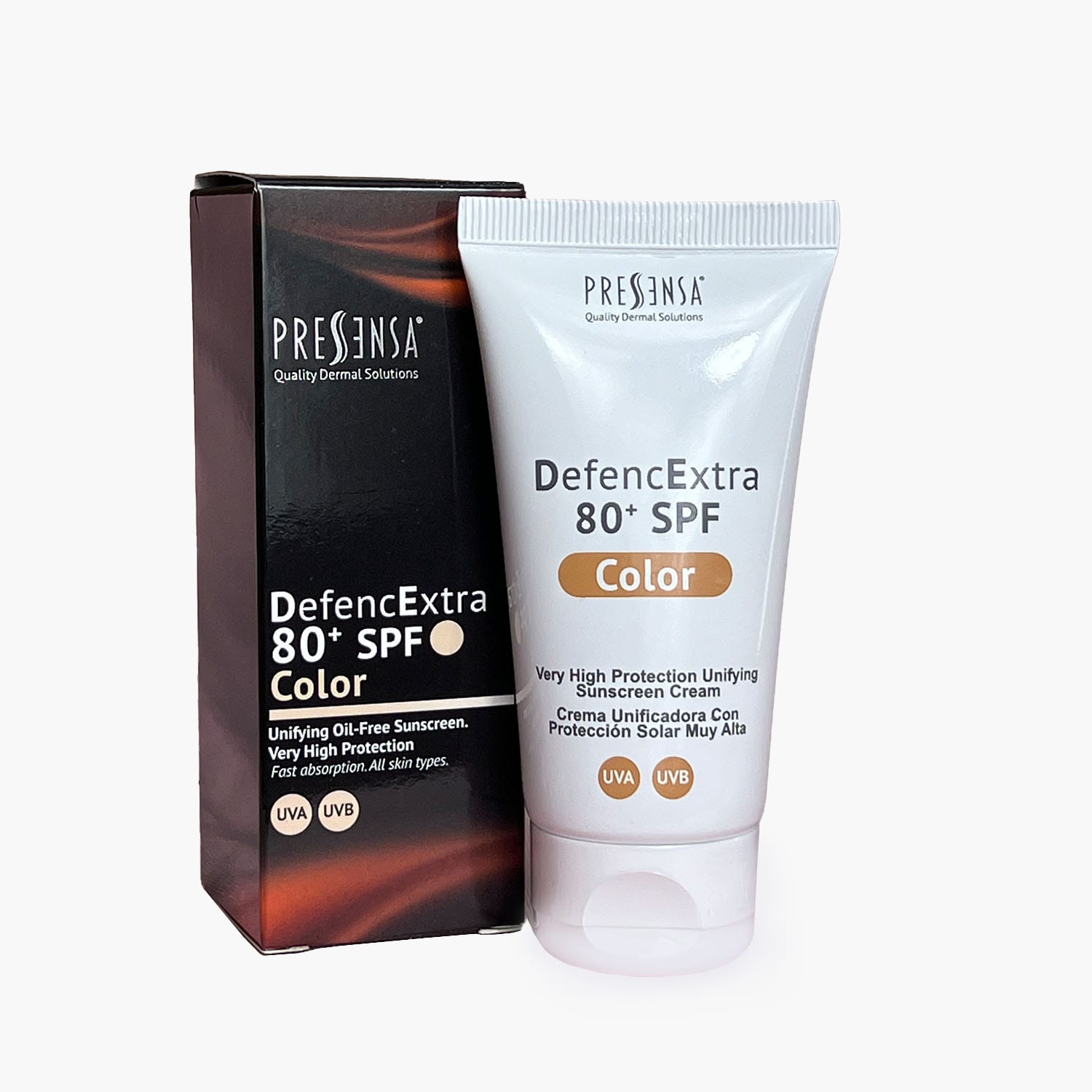 Crema SPF +80 color, cu filtre avansate UVA/UVB, Pressensa, 50ml - eMAG.ro