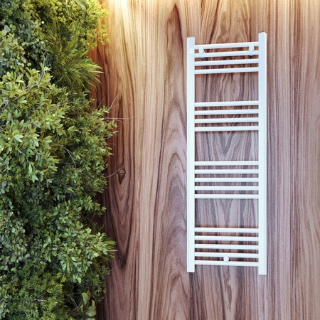 Calorifer baie GRANITAN Puerto, 40x120cm, alb, design modern - eMAG.ro