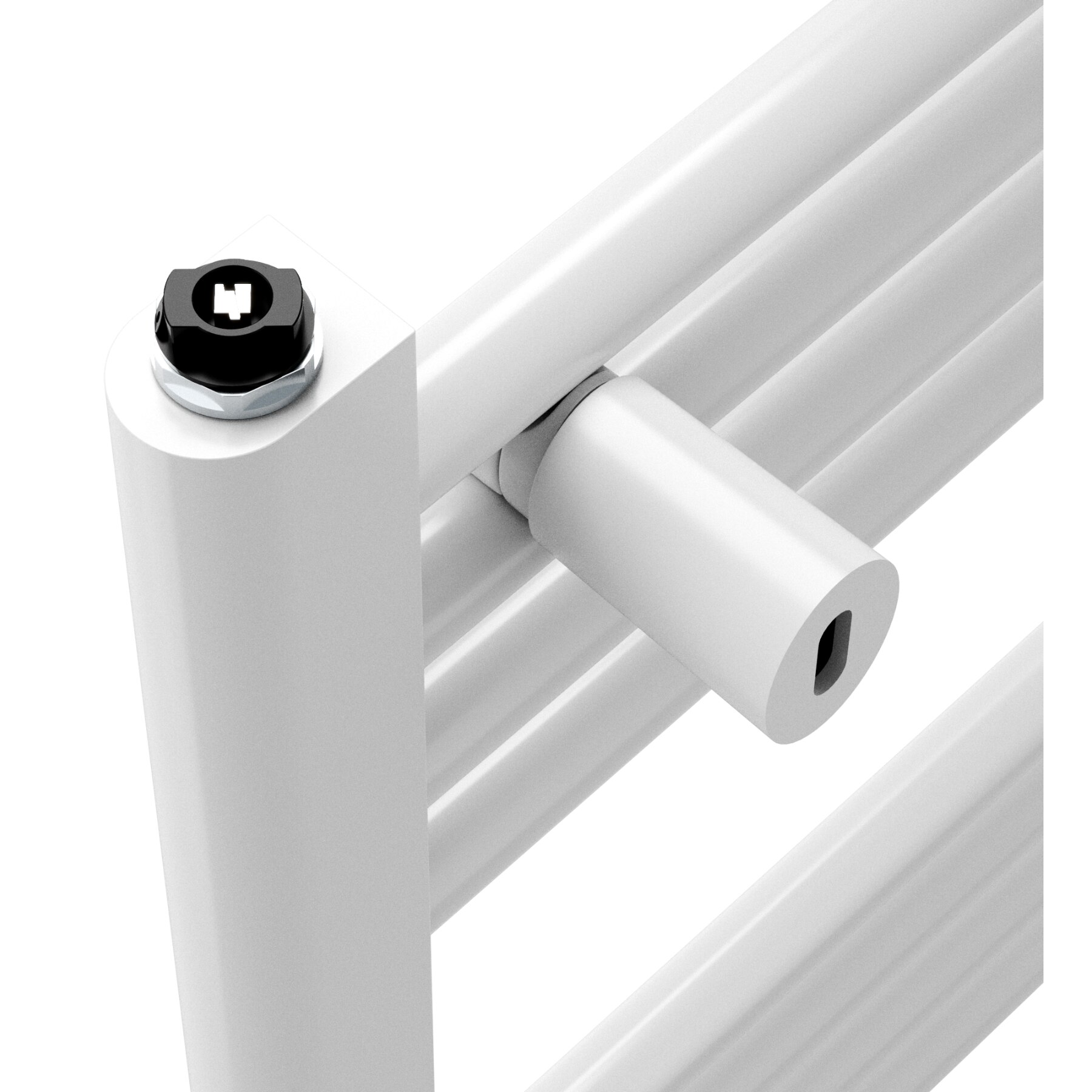 Calorifer baie GRANITAN Puerto, 60x120cm, alb, design modern - eMAG.ro