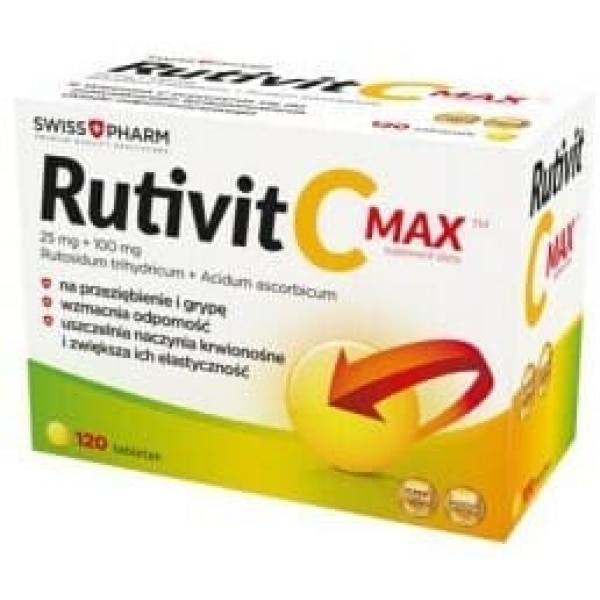 Supliment alimentar Rutivit C Max, Swiss Pharma, rutozida si vitamina C ...