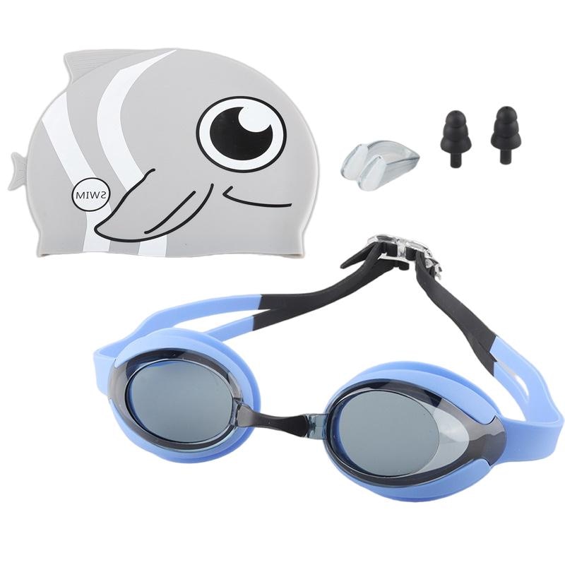 Set Ochelari de Inot pentru Copii, Casca inot Silicon, Dopuri pentru ...