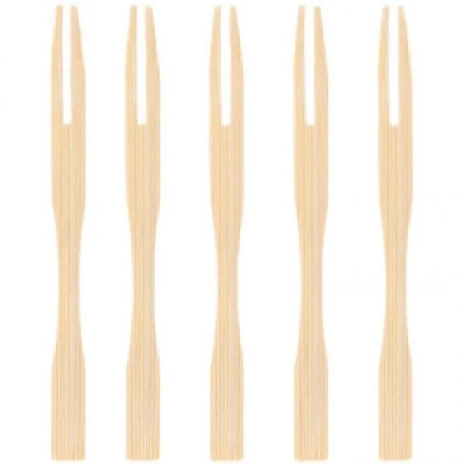 Set scobitori pentru aperitive, lemn, 9 cm - eMAG.ro