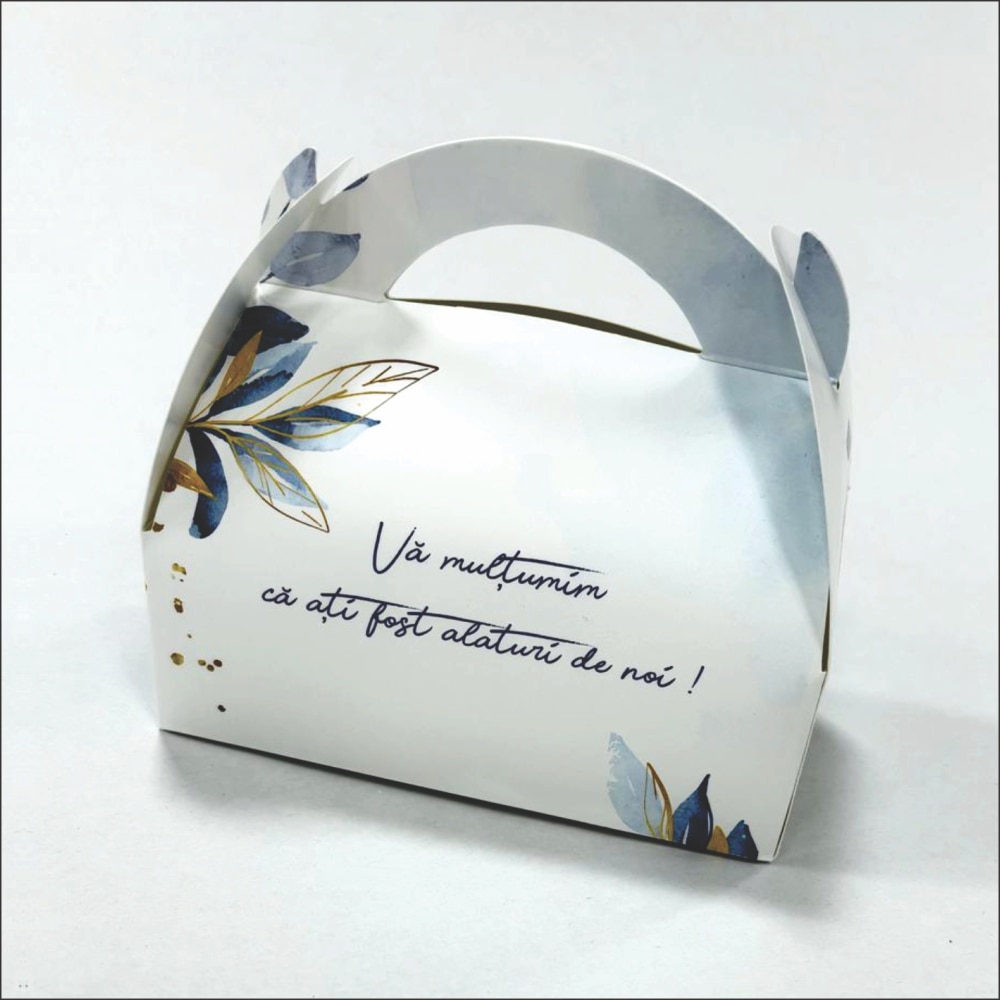 Cutie prajituri nunta frunze Alma 101 - eMAG.ro