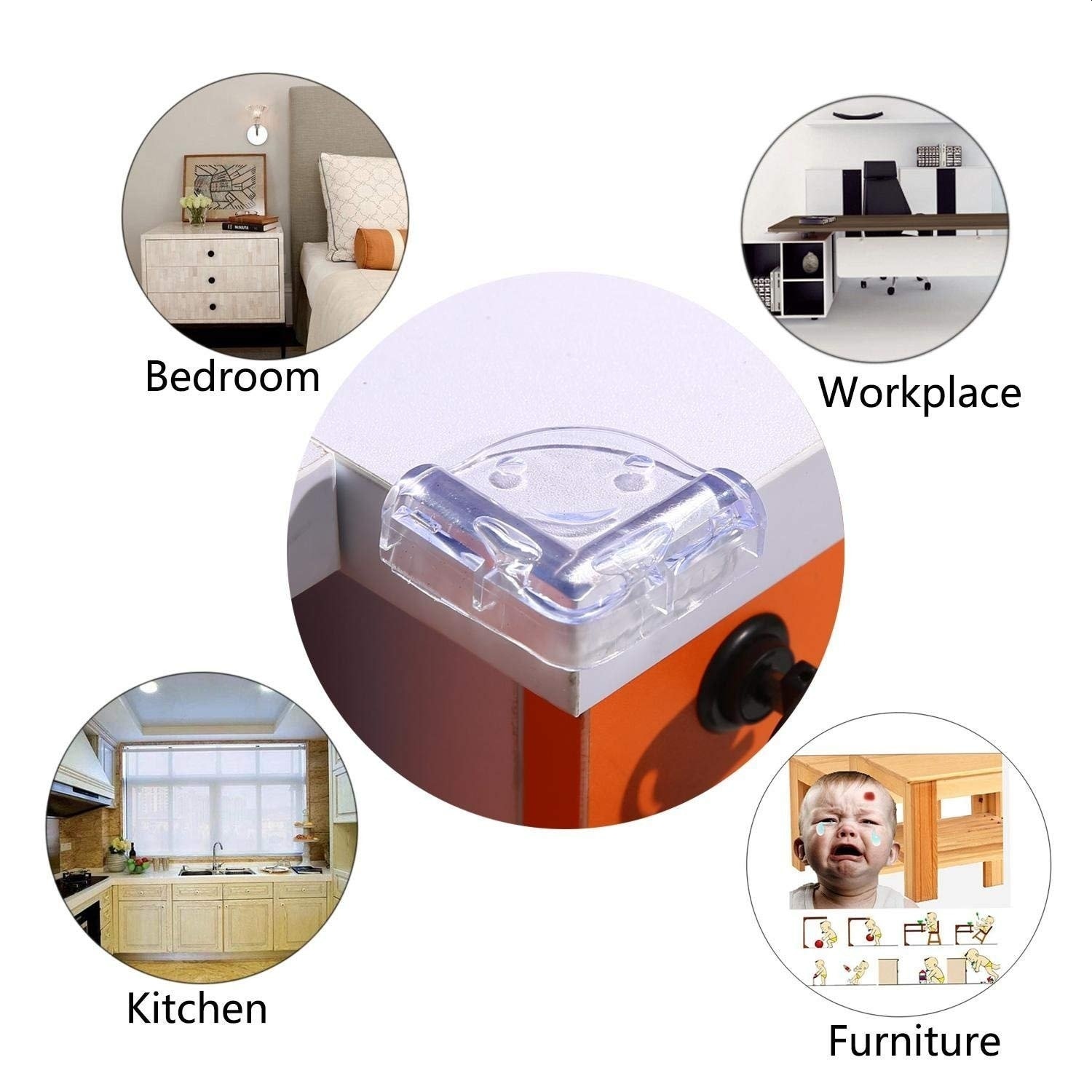 Set 10 Coltare Transparente Autoadezive CCmax pentru Protectie la ...