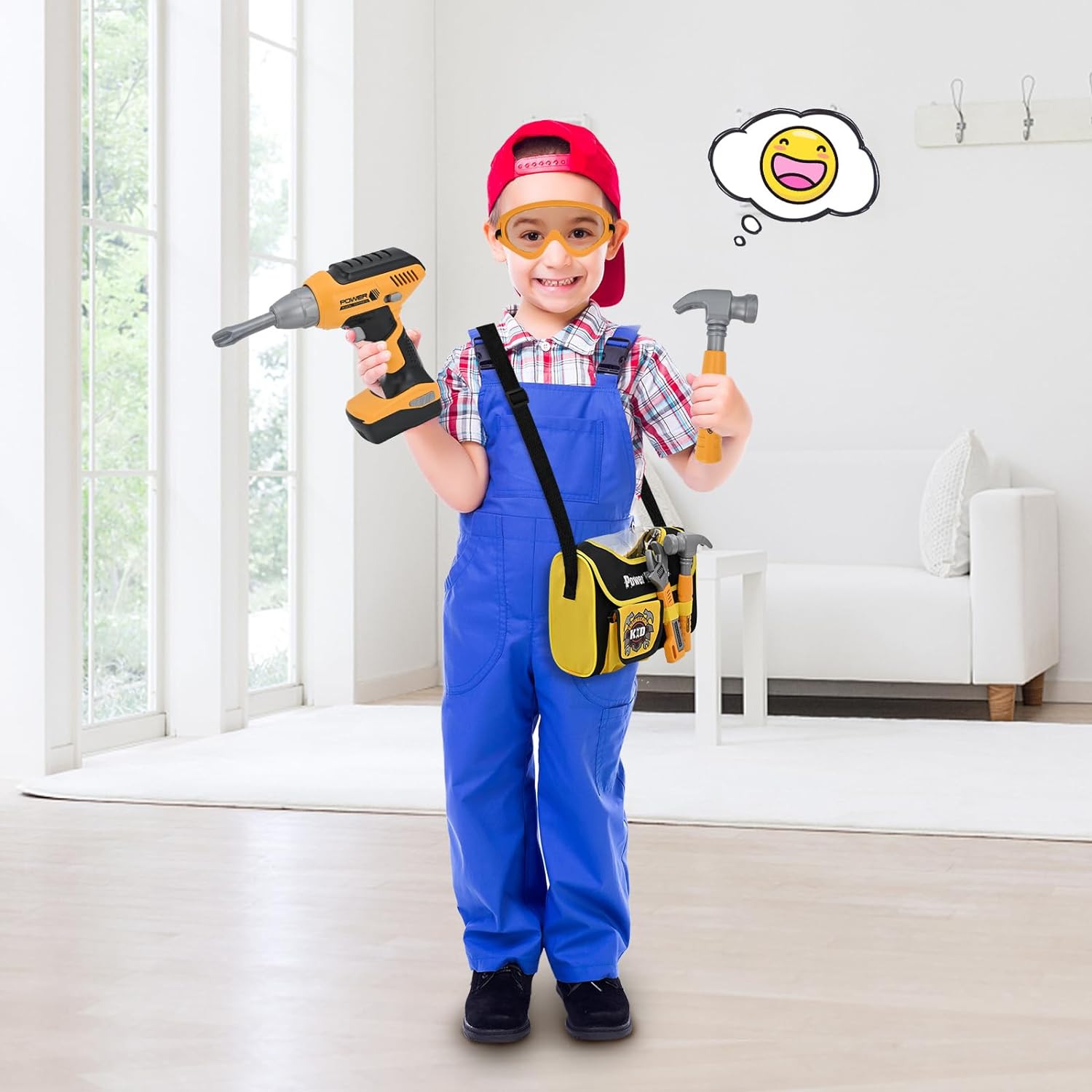 Trusa de Scule pentru Copii, BYONDSELF®, cu Burghiu Blectric/sac de ...
