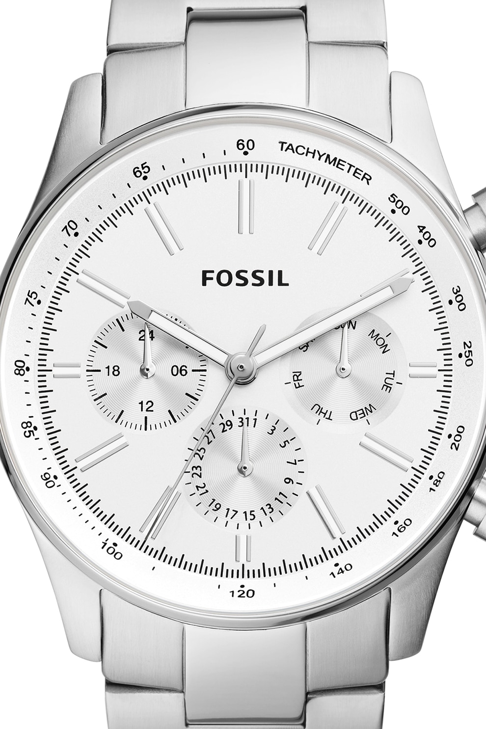 Fossil, Set de ceasuri analog - 2 piese, Argintiu - eMAG.ro